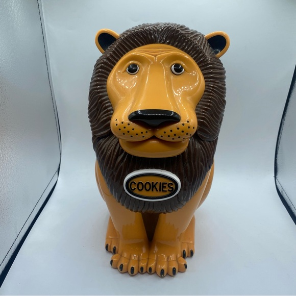 Kitchen | Vintage Talking Lion Cookie Jar Get Your Hand Outta My Cookie ...